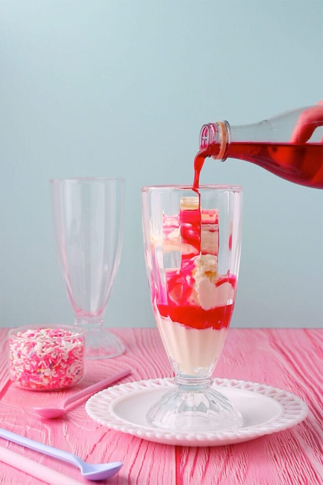 Pink Panther (Raspberry Lemonade Ice Cream Float) - Sweetness and Bite