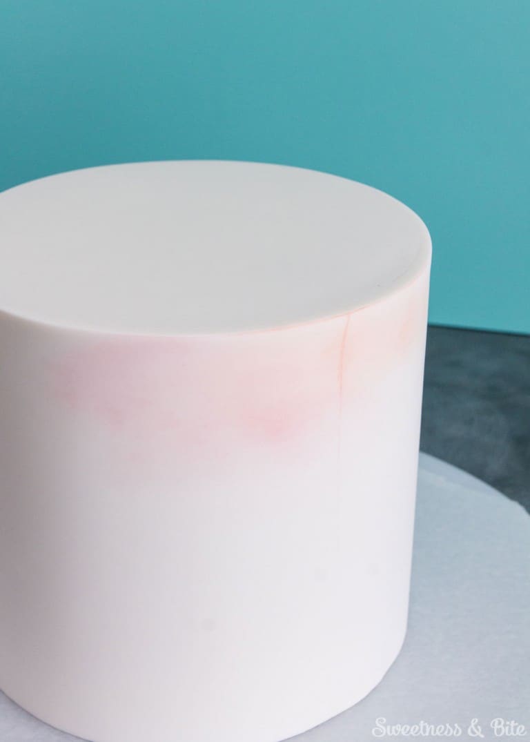 Simple Watercolour Cake Tutorial - Sweetness and Bite
