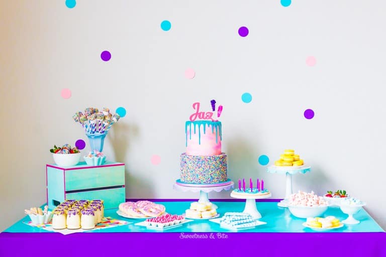 Sprinkle Cake Tutorial - Sweetness and Bite