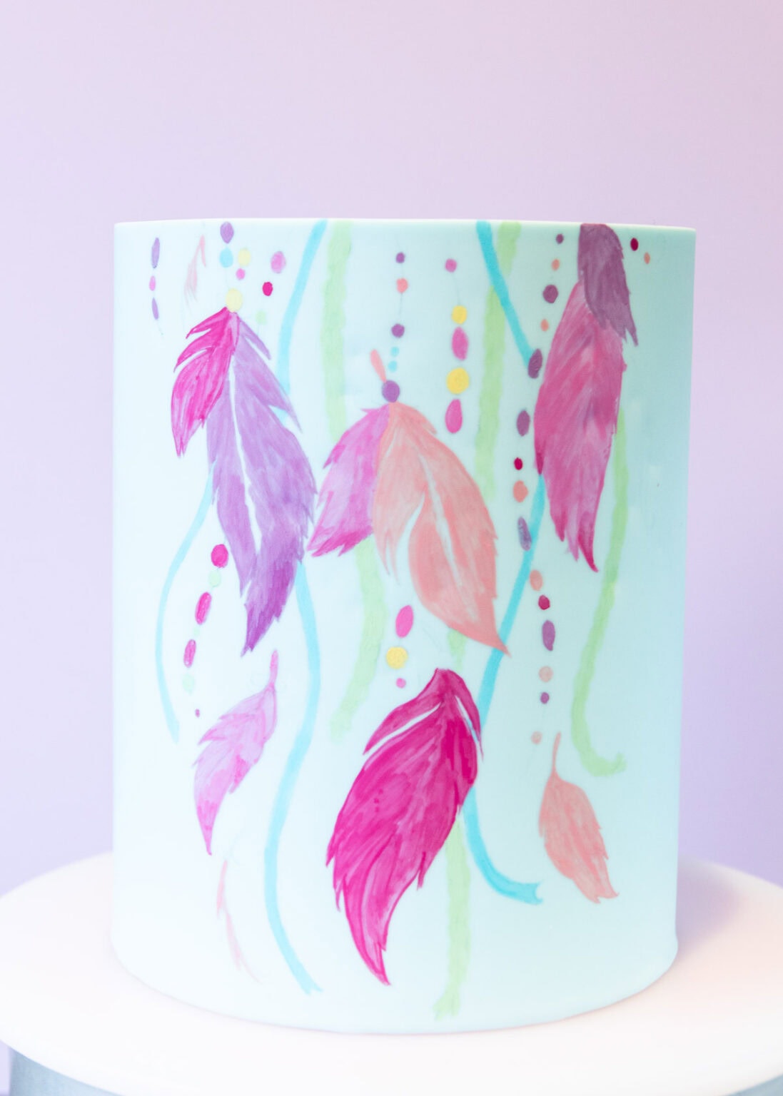 Cake Painting Tutorial - How to Paint on a Cake - Sweetness and Bite