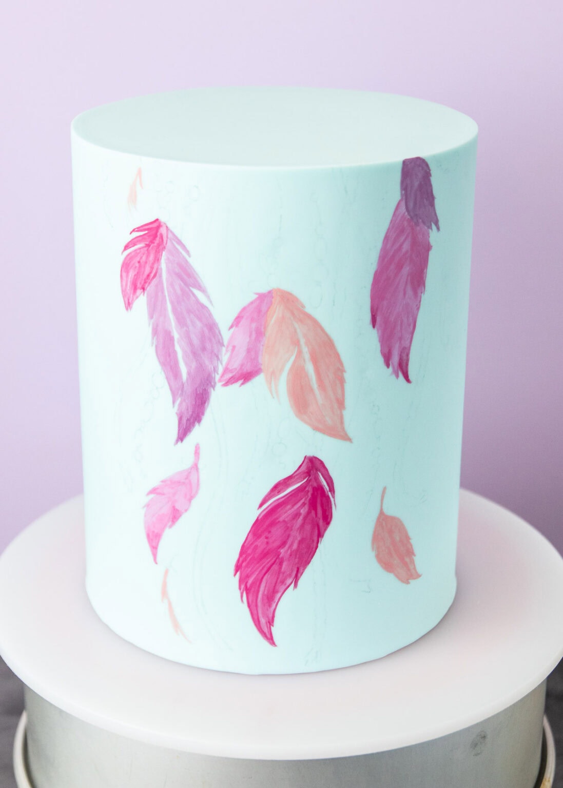 Cake Painting Tutorial - How to Paint on a Cake - Sweetness and Bite