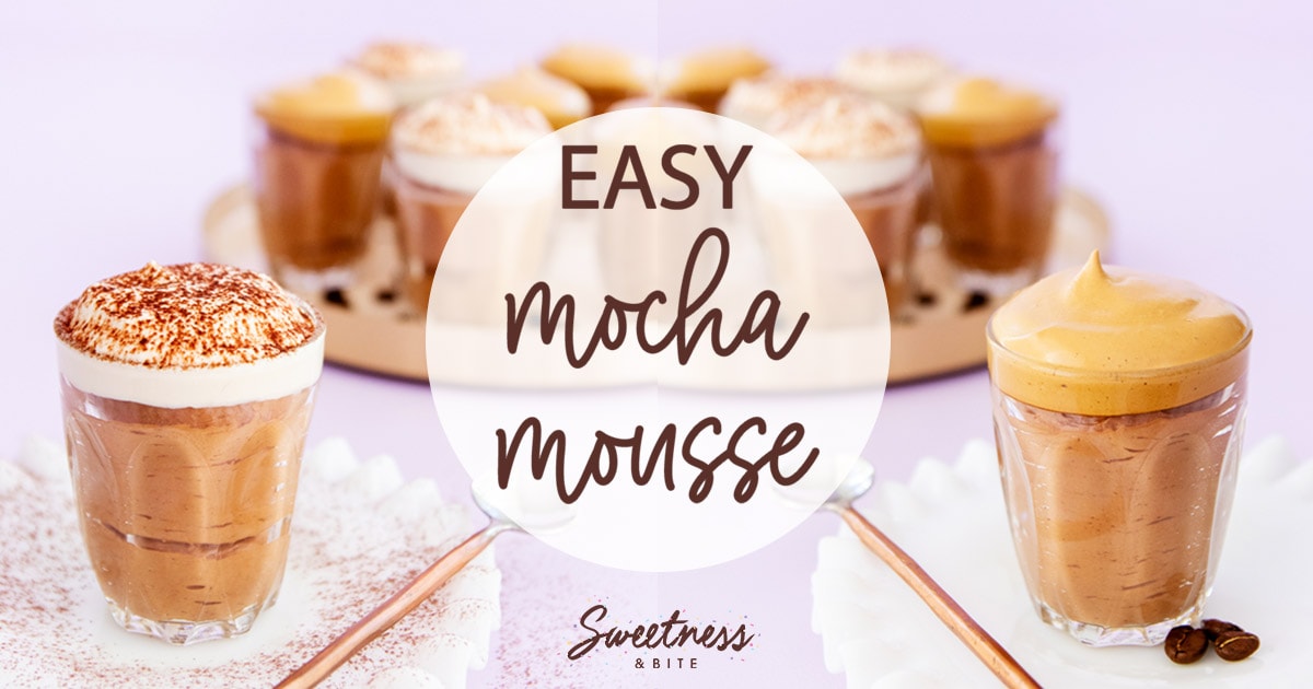 Easy Mocha Mousse (4 ingredients!) - Sweetness and Bite