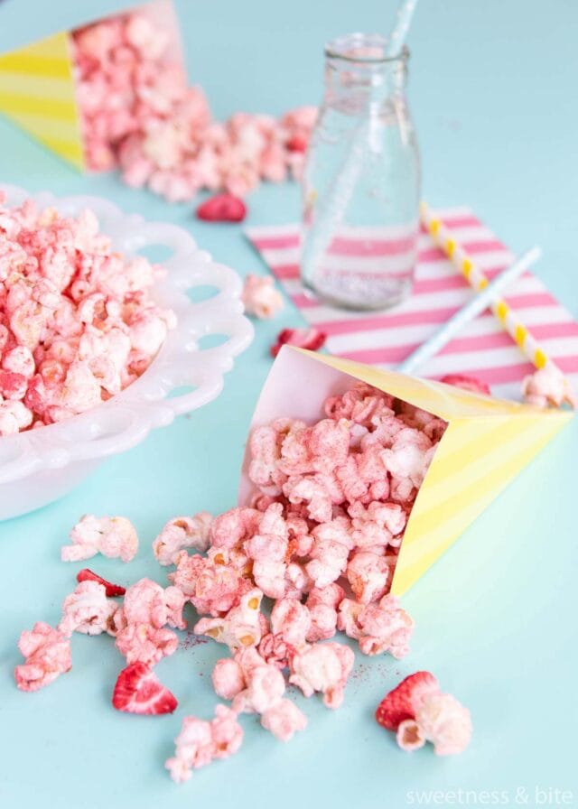 Easy Fruity Popcorn - Natural Colours + Flavours + Gluten Free!