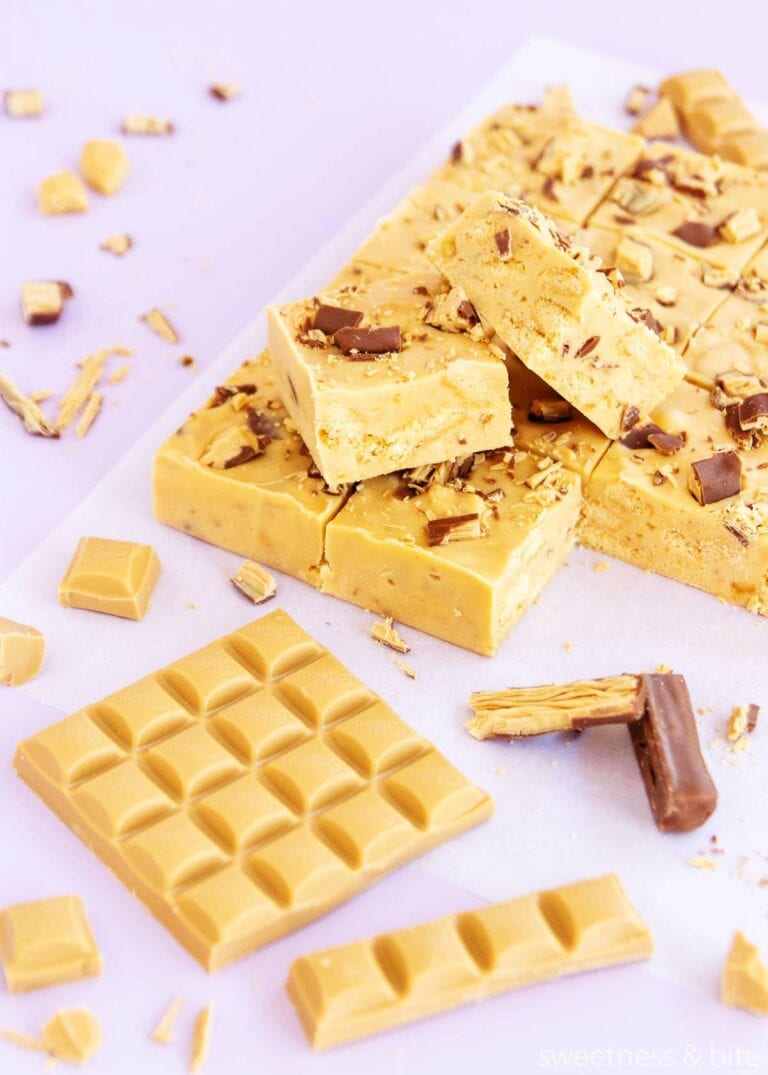 Caramilk Slice | Easy No Bake Recipe! - Sweetness and Bite