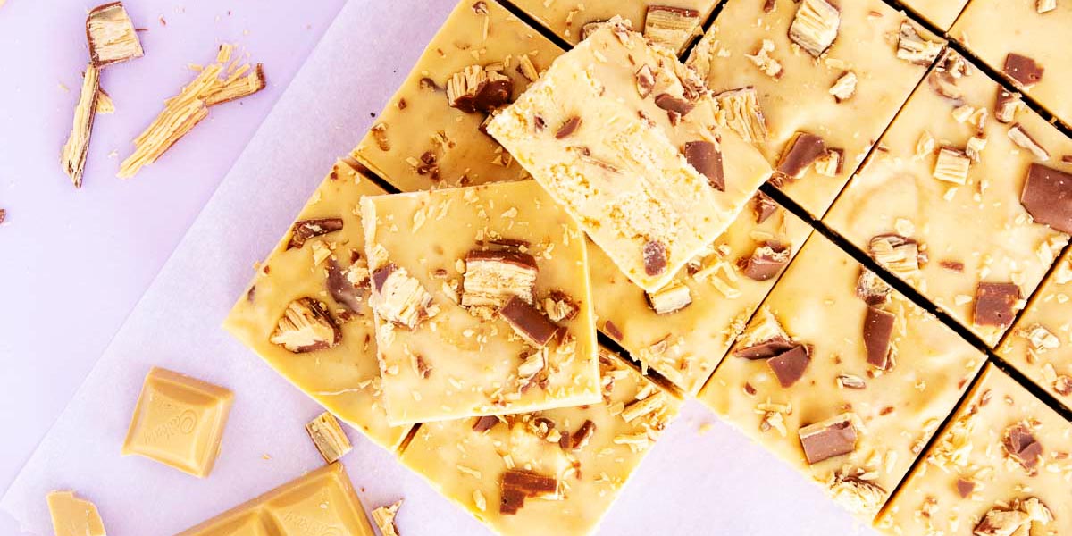 Caramilk Slice | Easy No Bake Recipe! - Sweetness and Bite
