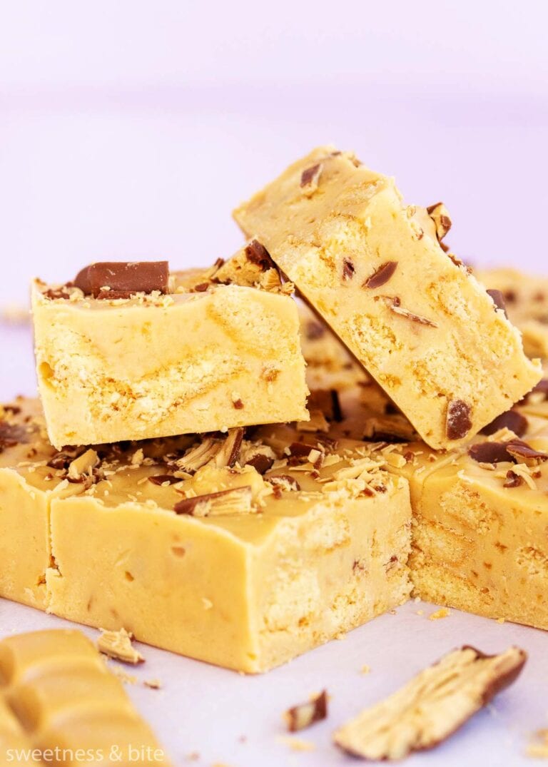 Caramilk Slice | Easy No Bake Recipe! - Sweetness and Bite