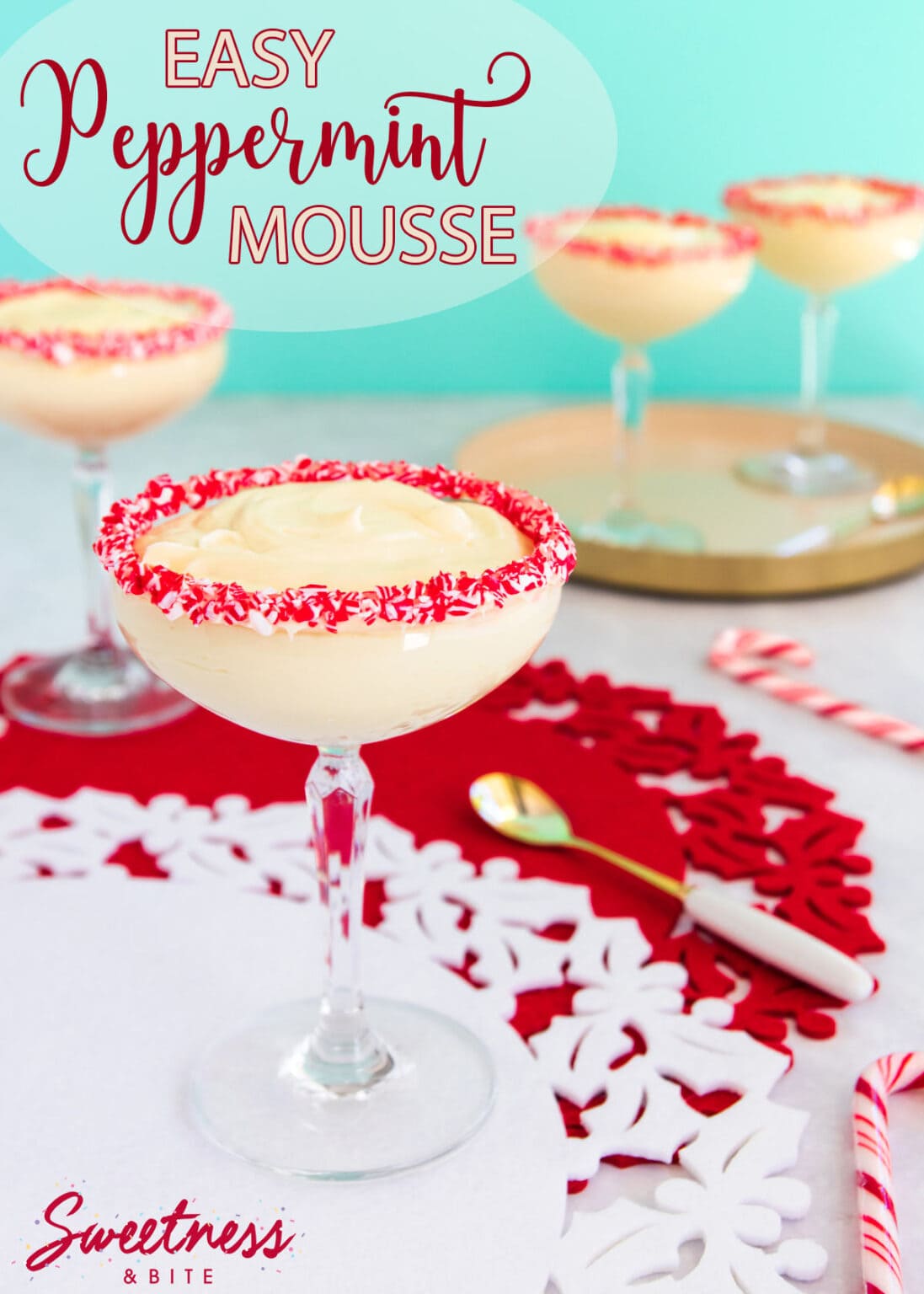 Easy Chocolate Mousse - Simple recipe, no eggs! - Sweetness and Bite