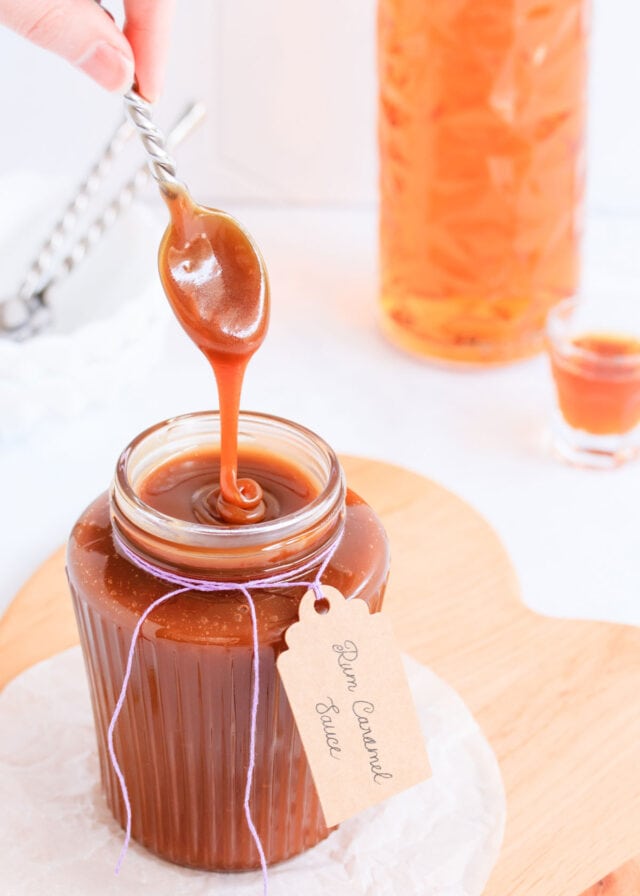 Rum Caramel Sauce - Sweetness and Bite