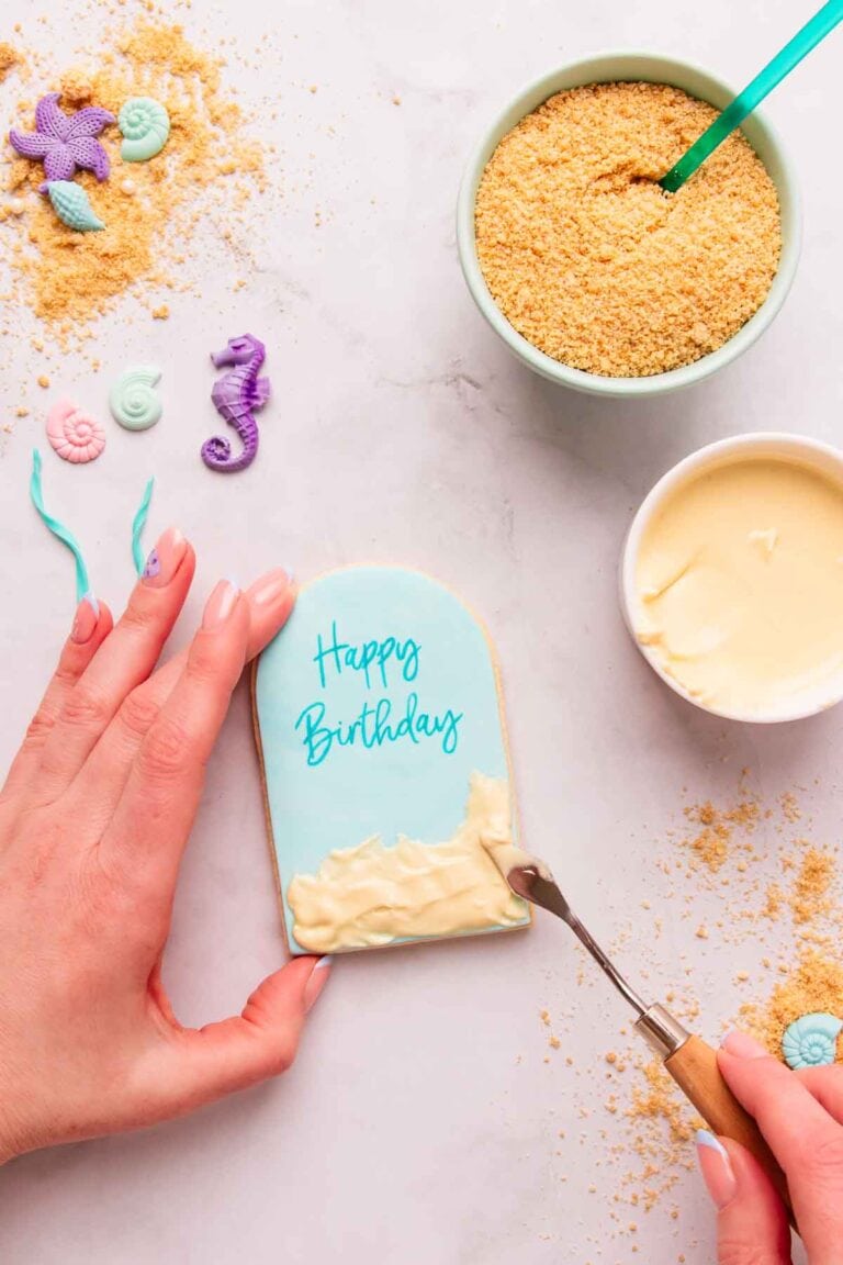 How to Make Edible Sand for Cakes and Cookies - Easy Recipe - Sweetness ...