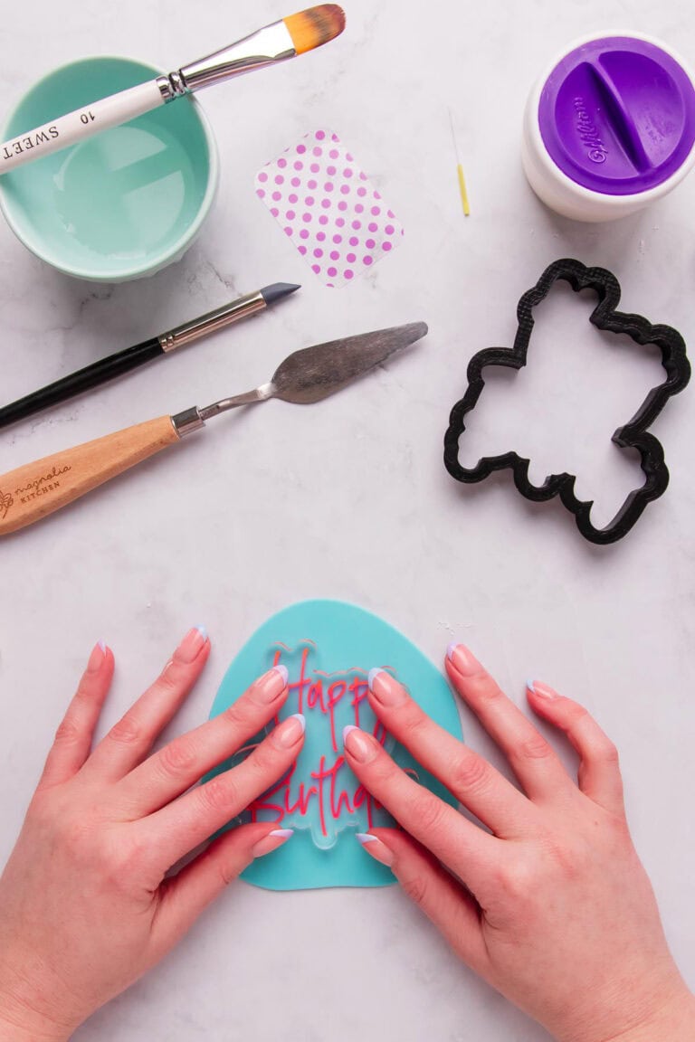 How to Make Stamped Fondant Cookies With Fondant Stamps - Sweetness and ...