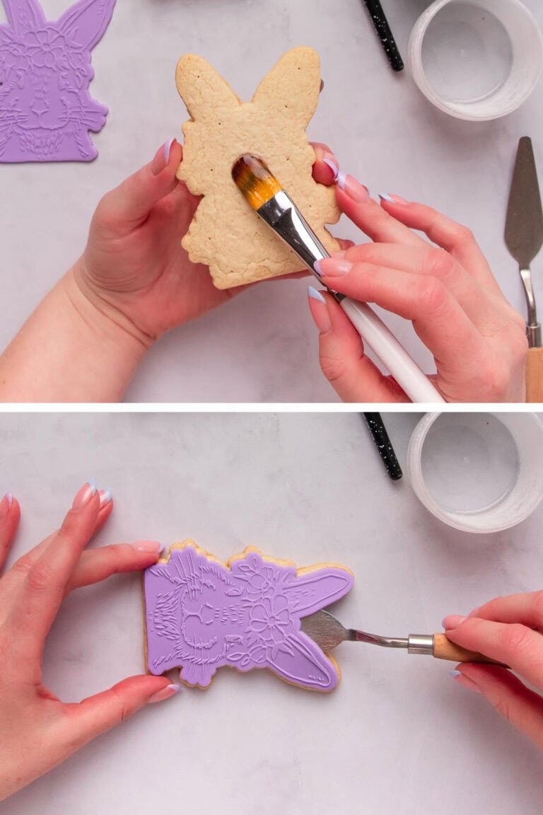 How to Make Stamped Fondant Cookies With Fondant Stamps - Sweetness and ...