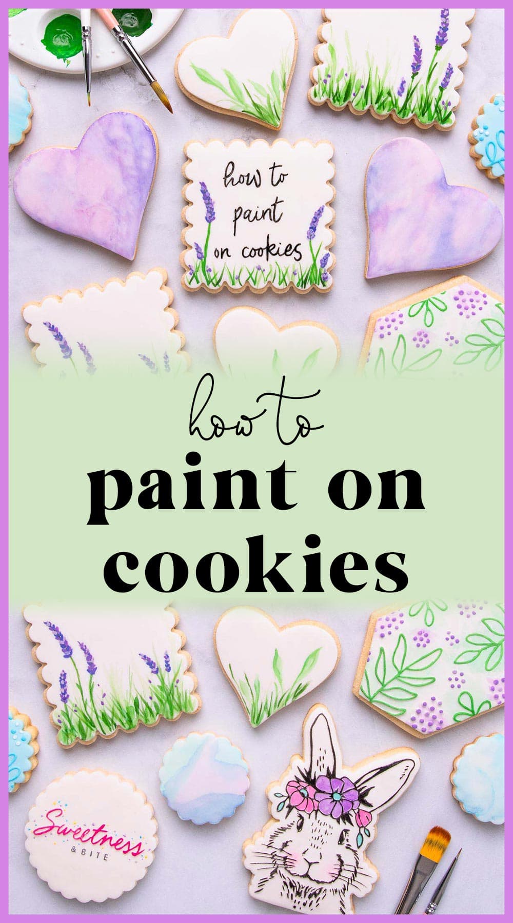 Painting on Cookies Tutorial - Sweetness and Bite