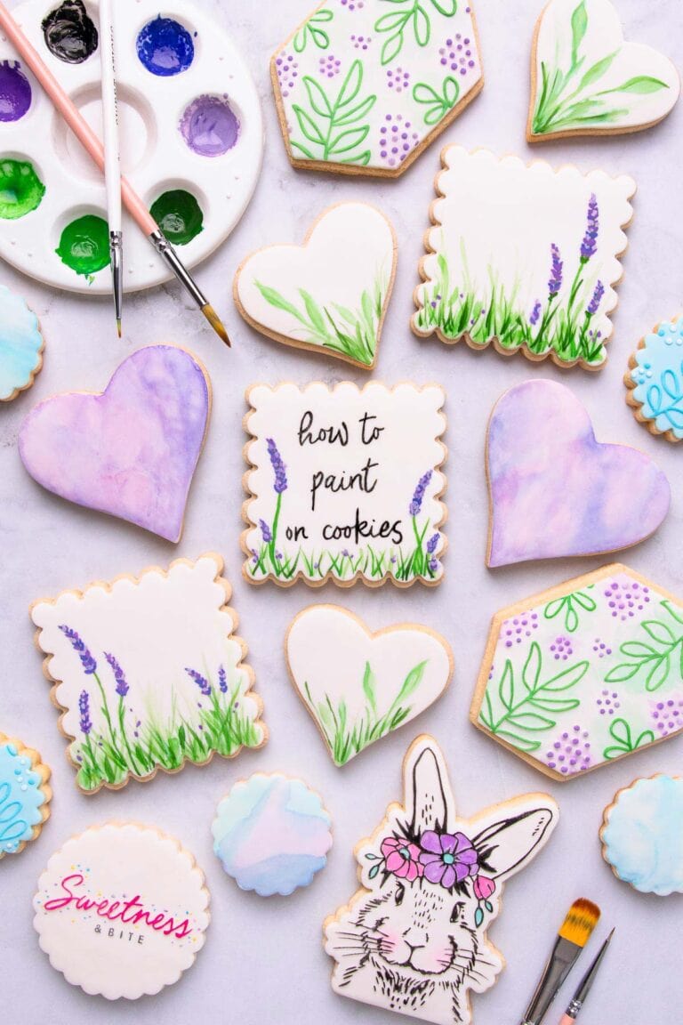 Painting on Cookies Tutorial - Sweetness and Bite
