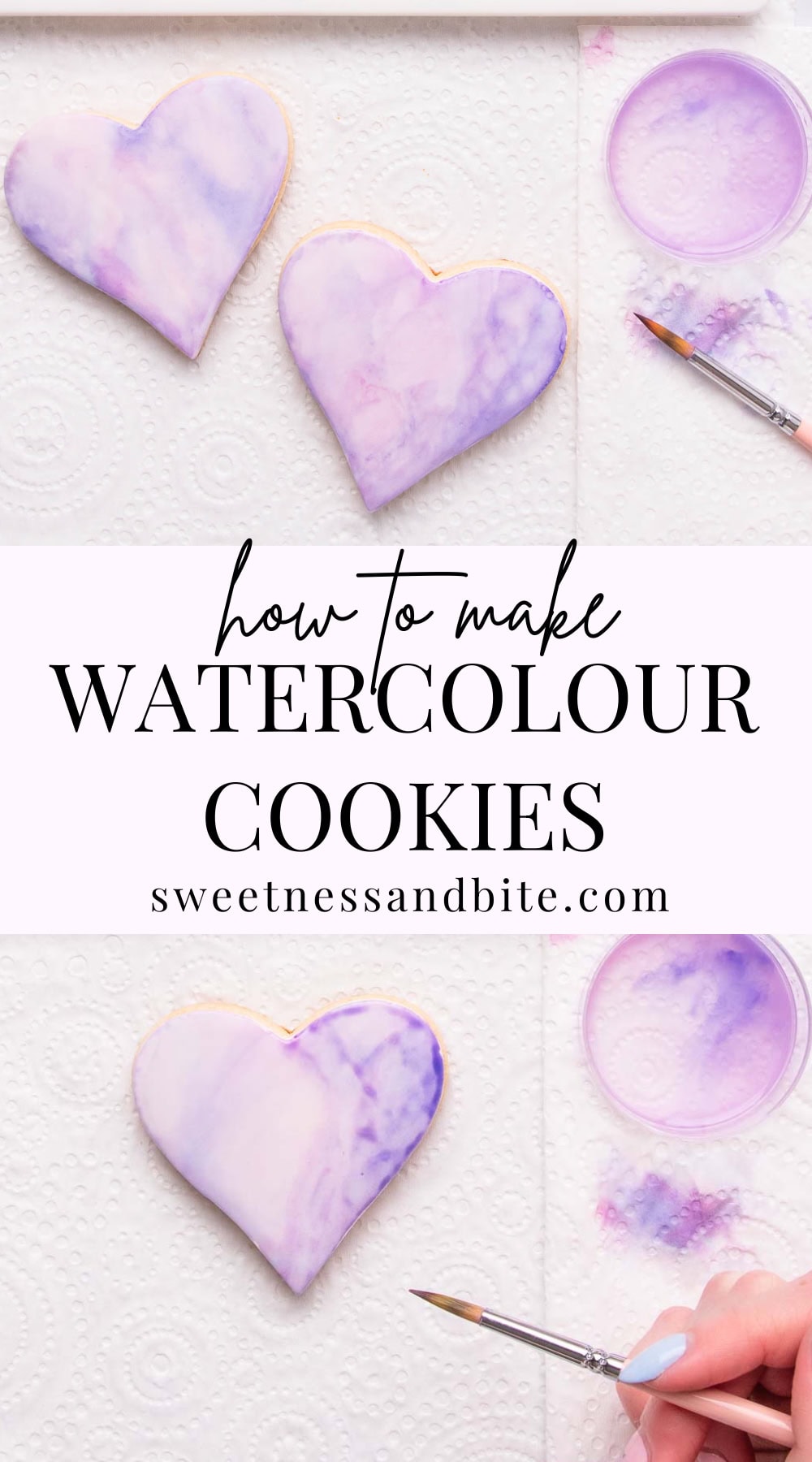 Easy Watercolor Cookies - A Step-by-Step Painting Tutorial - Sweetness ...